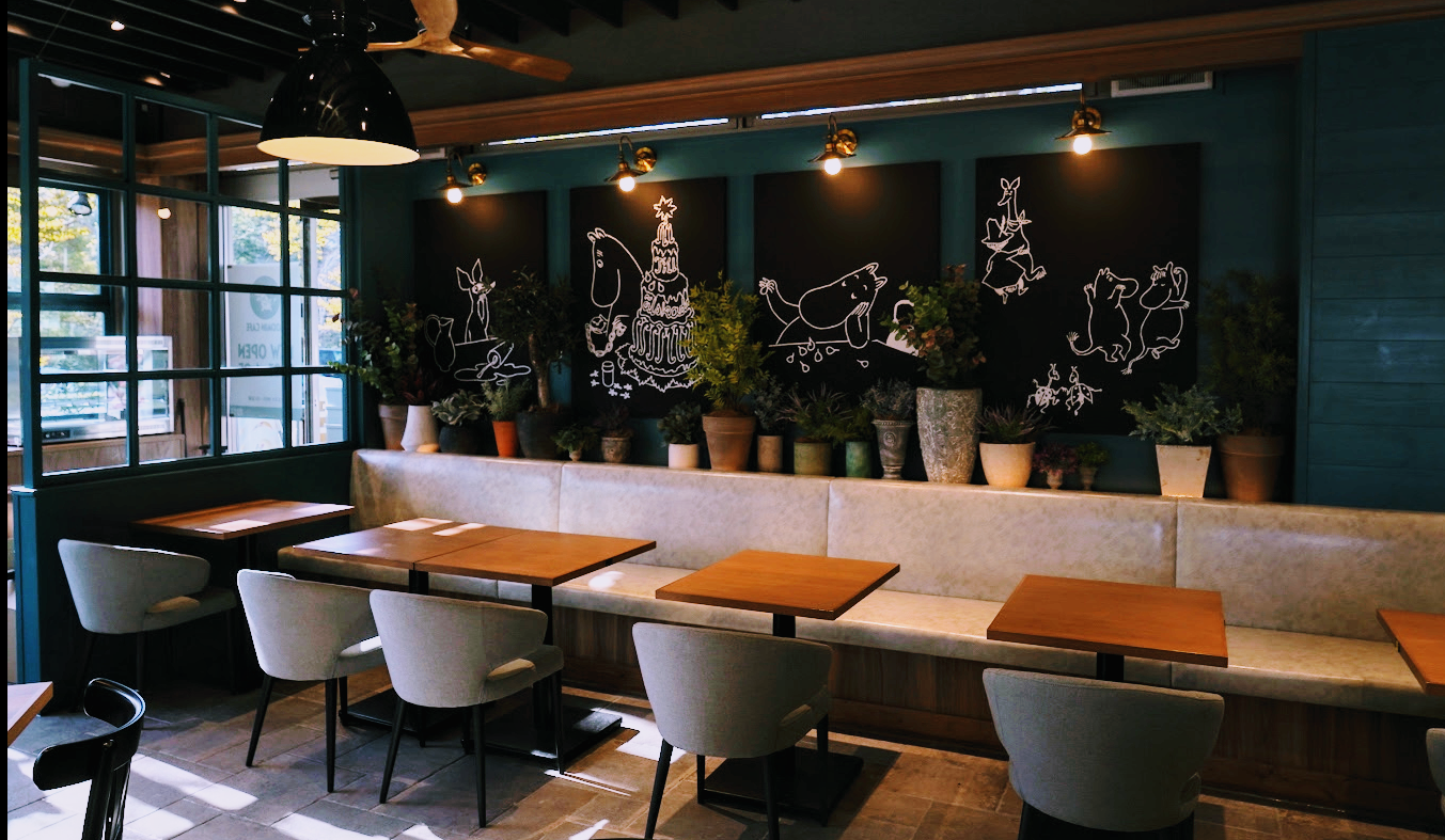 Moomin Cafe Floral Valley
